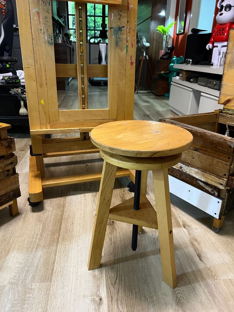 Professional X-Large Tall Easel with stool and cabinet Painting Art Set ...