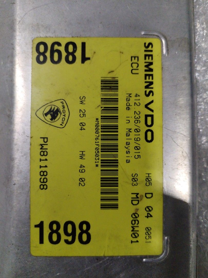 Proton ECU code 1898, Auto Accessories on Carousell