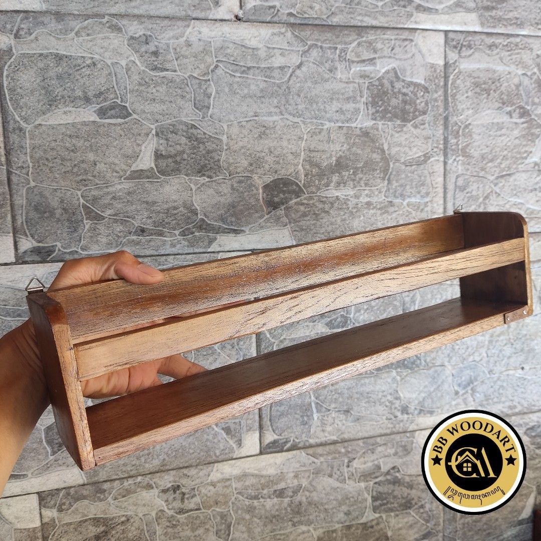 RAK BUKU, RAK DAPUR, RAK HIAS MODEL VINTAGE DARI KAYU, Perabotan Rumah ...