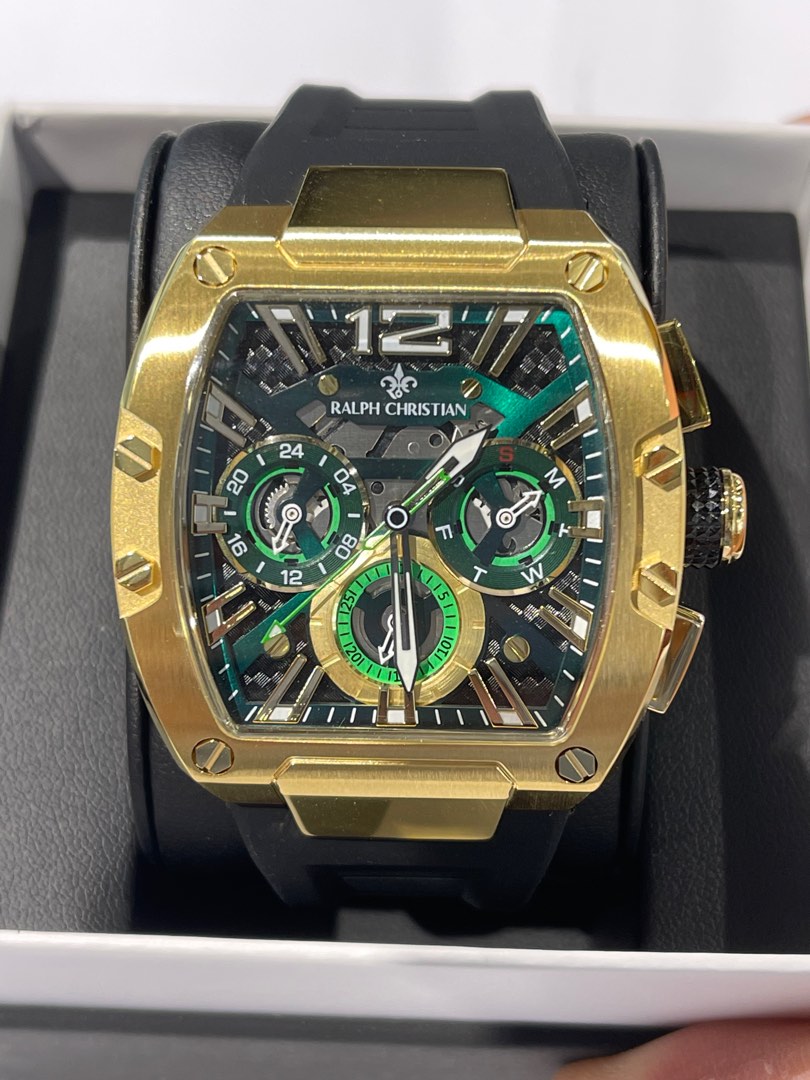 Ralph Christian Black/Gold watches, Luxury, Watches on Carousell