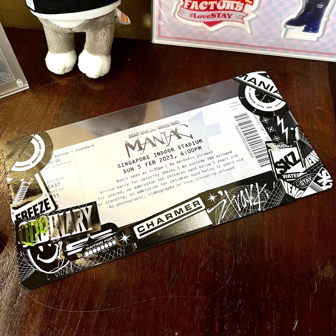 (Ready Stock) Concert ticket large toploader, Hobbies & Toys ...