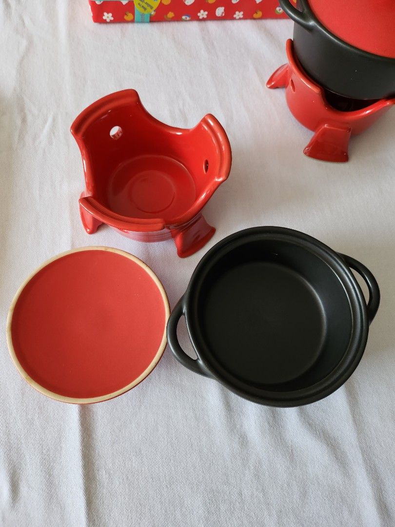 Red Clay Pot with Burner x 2, Furniture & Home Living, Kitchenware ...