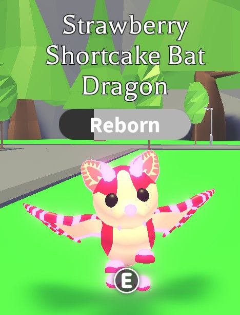 Roblox | Adopt Me | NFR SSBD(Strawberry Shortcake Bat Dragon), Video ...