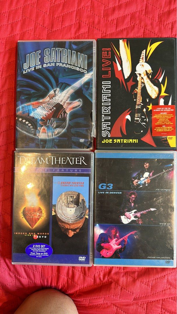 Rock/Metal DVD Slayer Dream Theatre Iron Maiden Megadeth Satriani ...