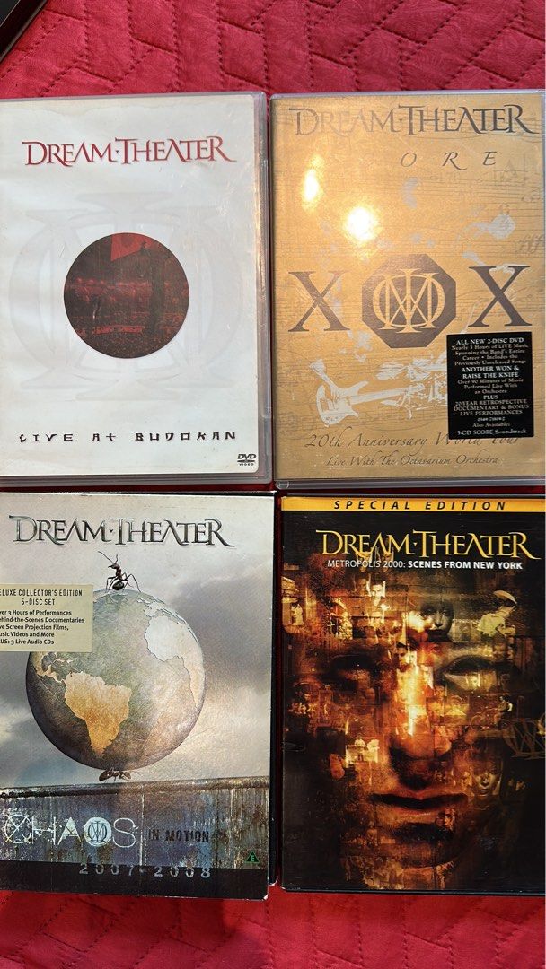 Rock/Metal DVD Slayer Dream Theatre Iron Maiden Megadeth Satriani ...
