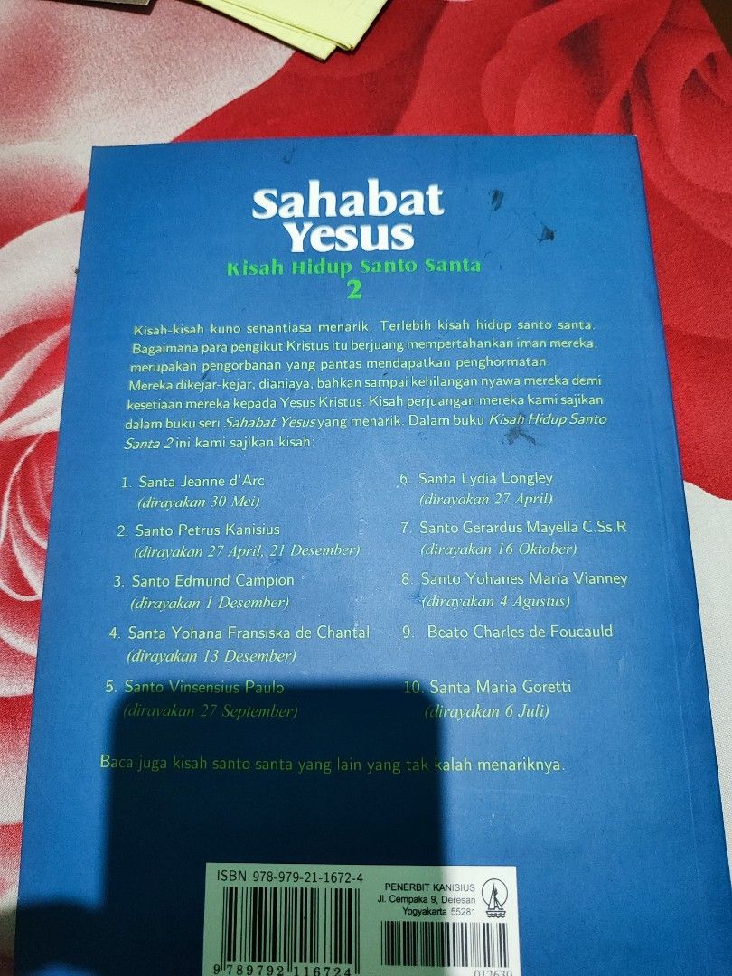 Sahabat Yesus Kisah Hidup Santo Santa on Carousell