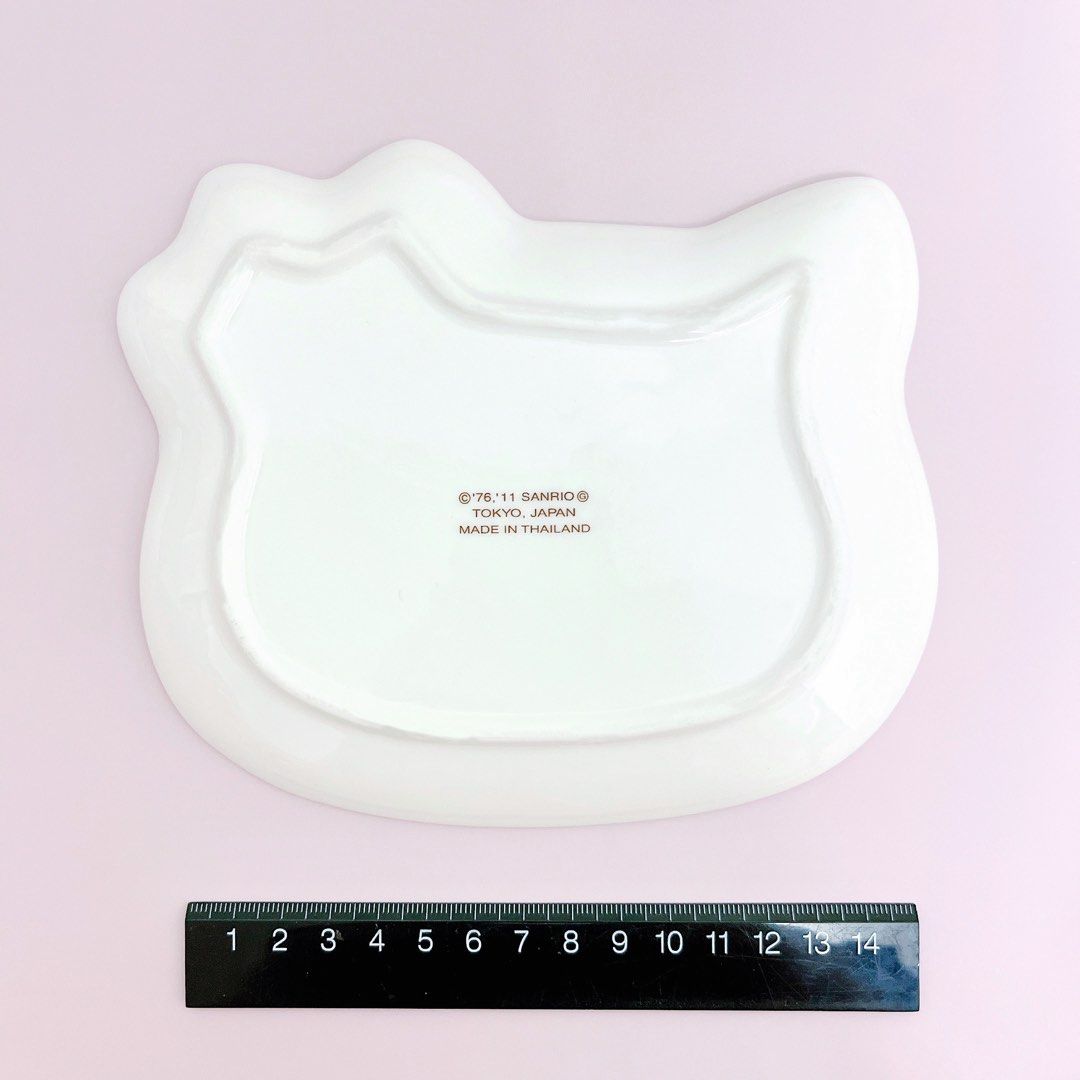 Sanrio Hello Kitty Ceramic Plate, Furniture & Home Living, Kitchenware ...