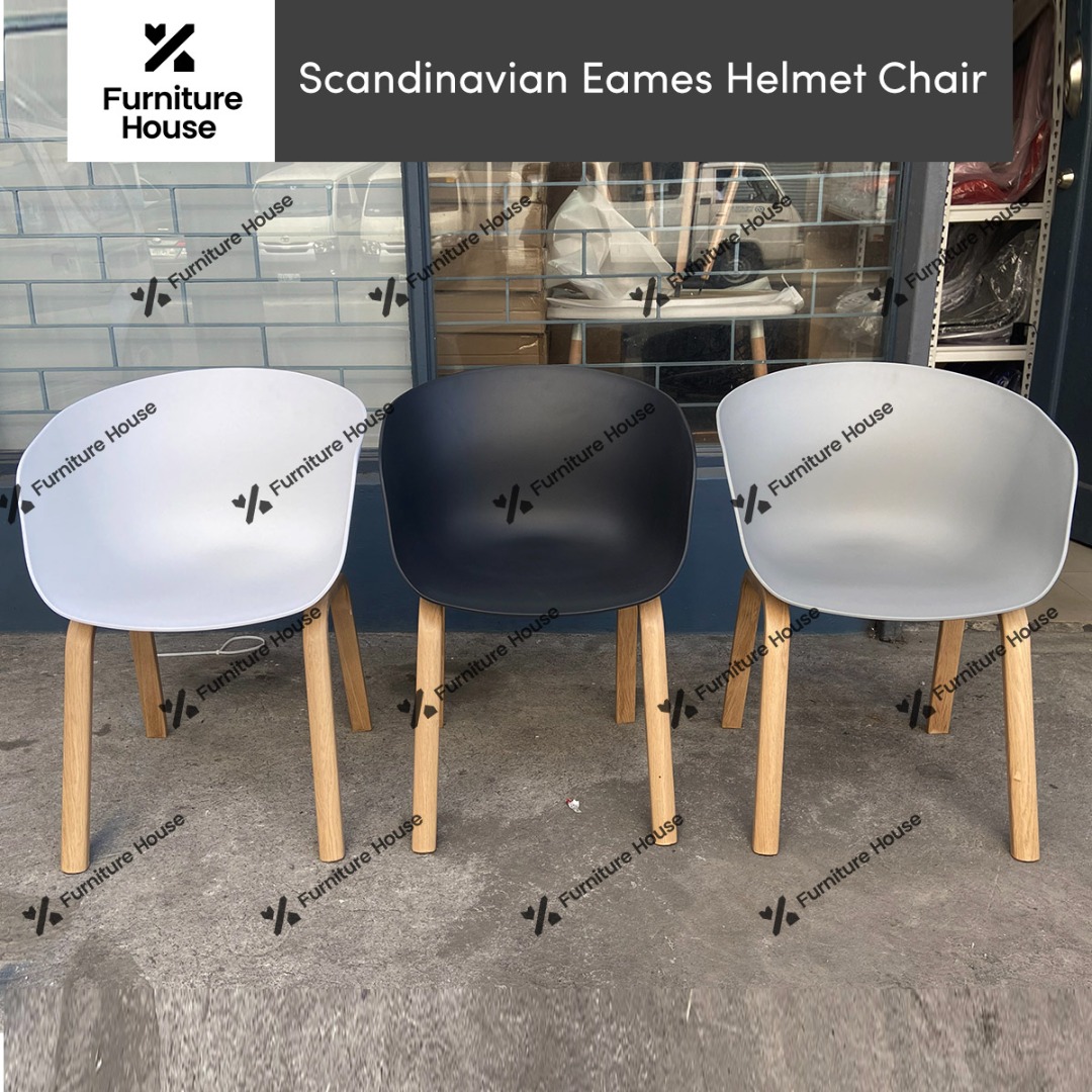 Scandinavian Helmet Chair on Carousell
