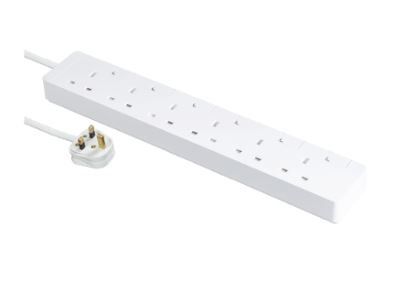 (全新)(北區就腳就買,區內一定買唔到呢個價) Schneider Electric 施耐德電氣 13A 六位獨立開關安全拖板連LED指示燈 ...