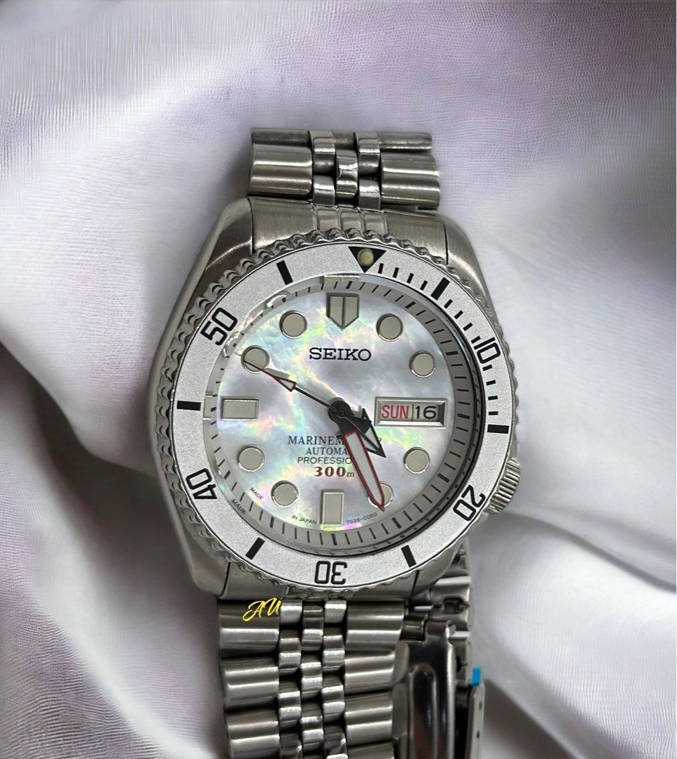 SEIKO 200m Divers Automatic ORIGINAL Watch Mod into 300m MarineMaster ...