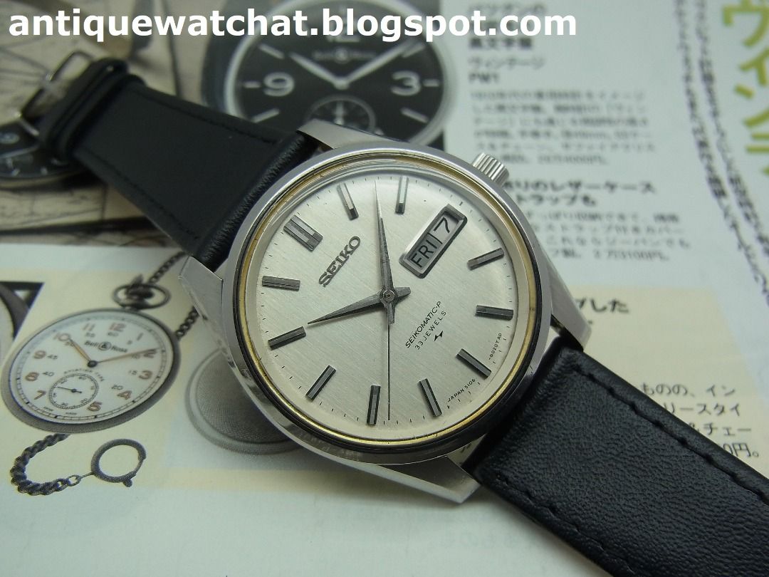 SEIKOMATIC-P 33 JEWELS 5106-8010 1968's, Men's Fashion, Watches ...