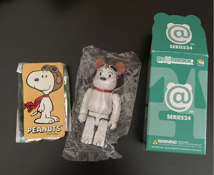 Series 24 Bearbrick cute snoopy flying ace medicom toy be@rbrick ...