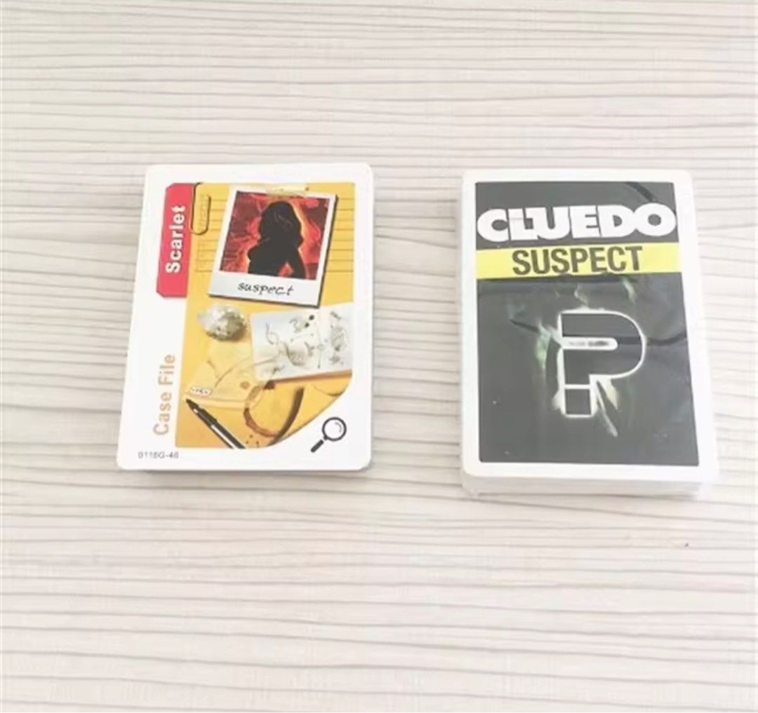 [SG STOCKS] Cluedo Suspect Card Game English Version Family Party Game ...