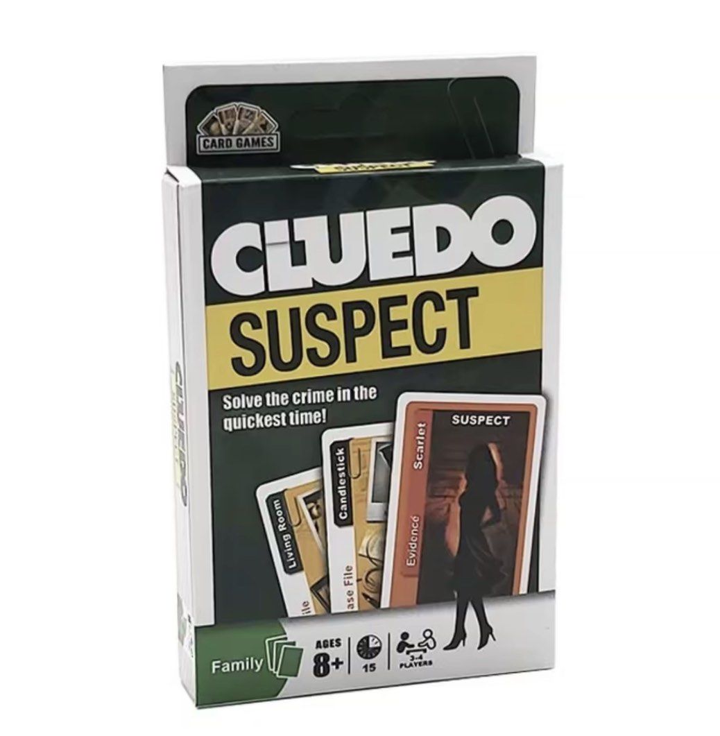 [SG STOCKS] Cluedo Suspect Card Game English Version Family Party Game ...