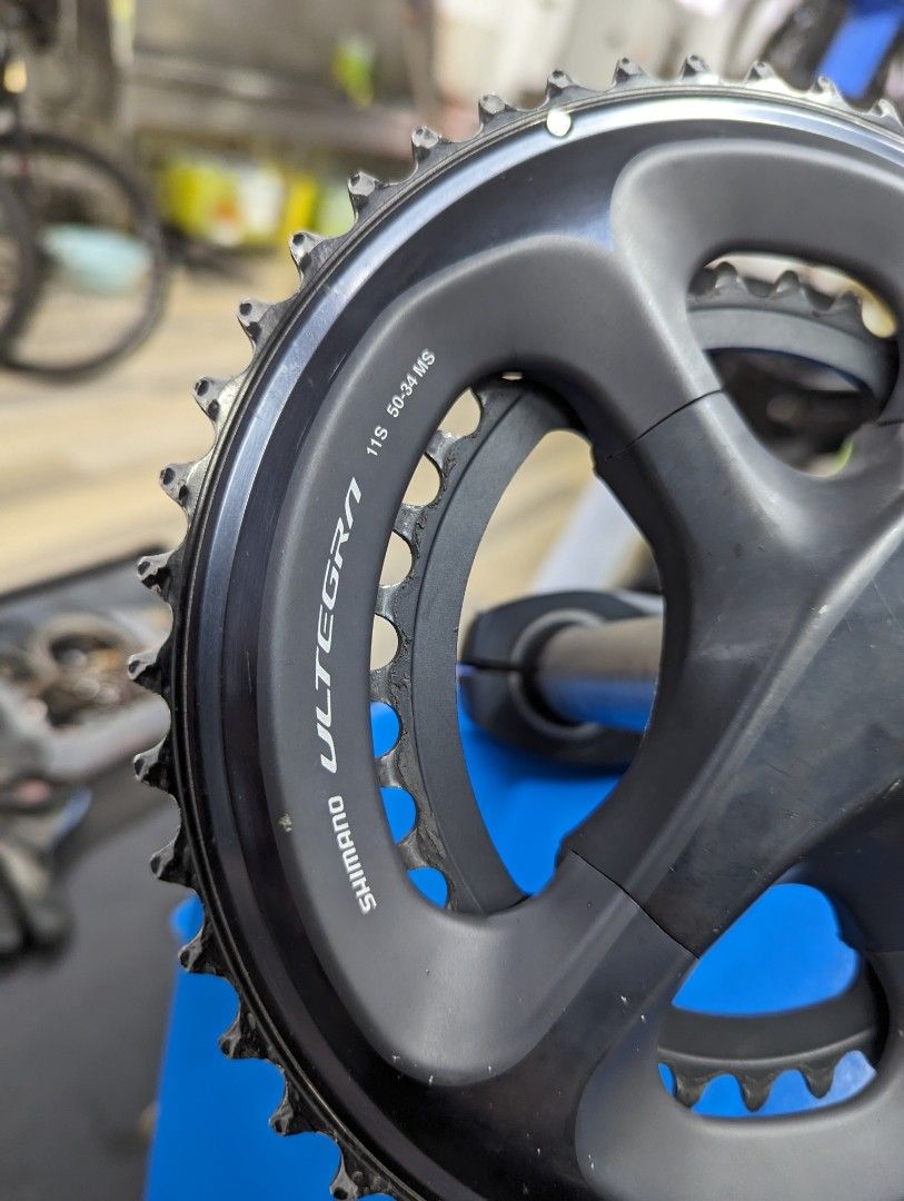 Shimano Ultegra R8000 crankset 50/34, 170mm, Sports Equipment, Bicycles ...