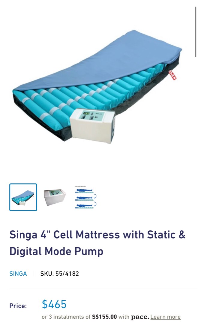 Therapy mattress for pressure ulcers, Furniture & Home Living ...