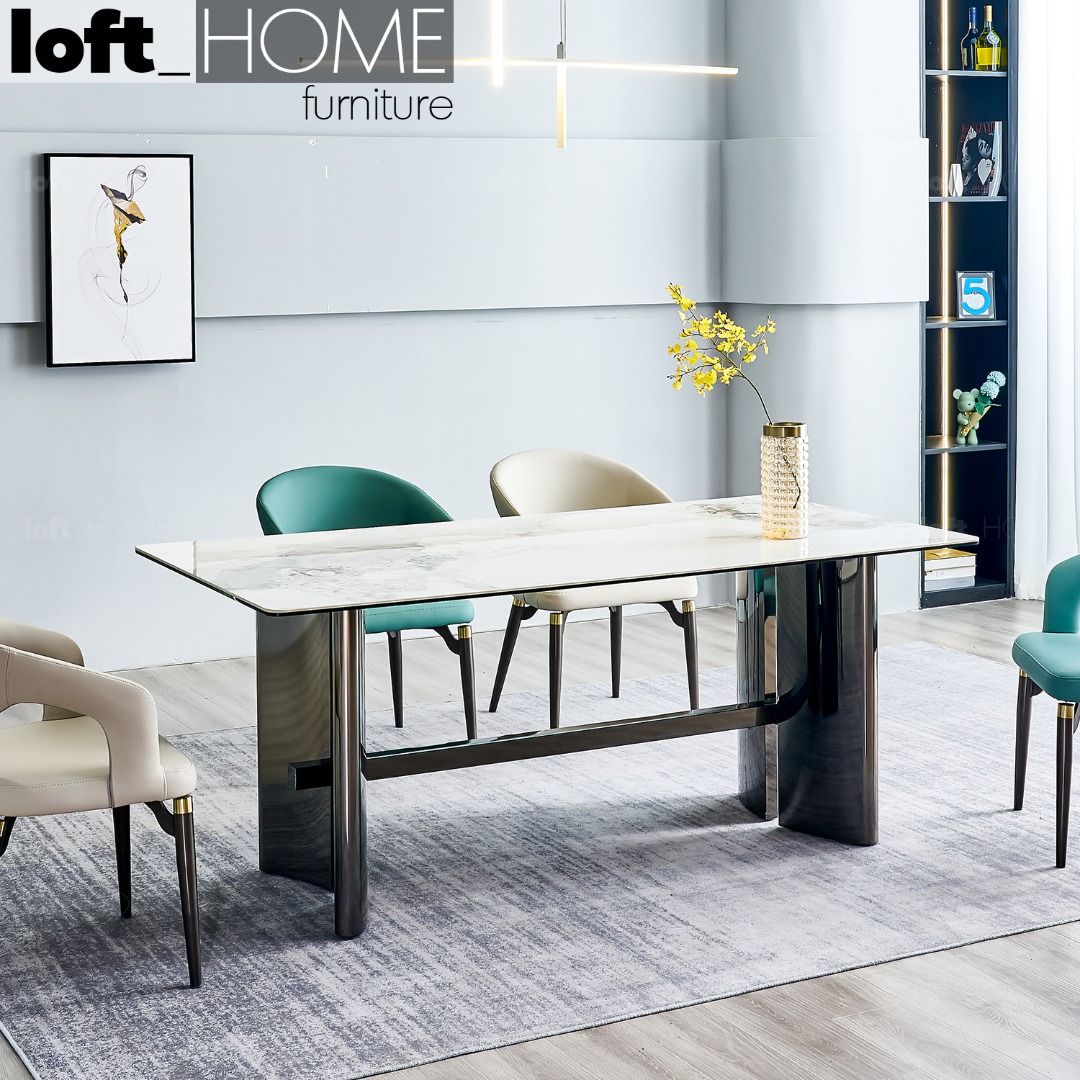 Modern Sintered Stone Dining Table BLITZ, Furniture & Home Living ...