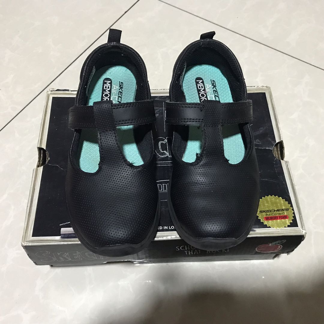 skechers school shoes black US12.5, Babies & Kids, Babies & Kids ...