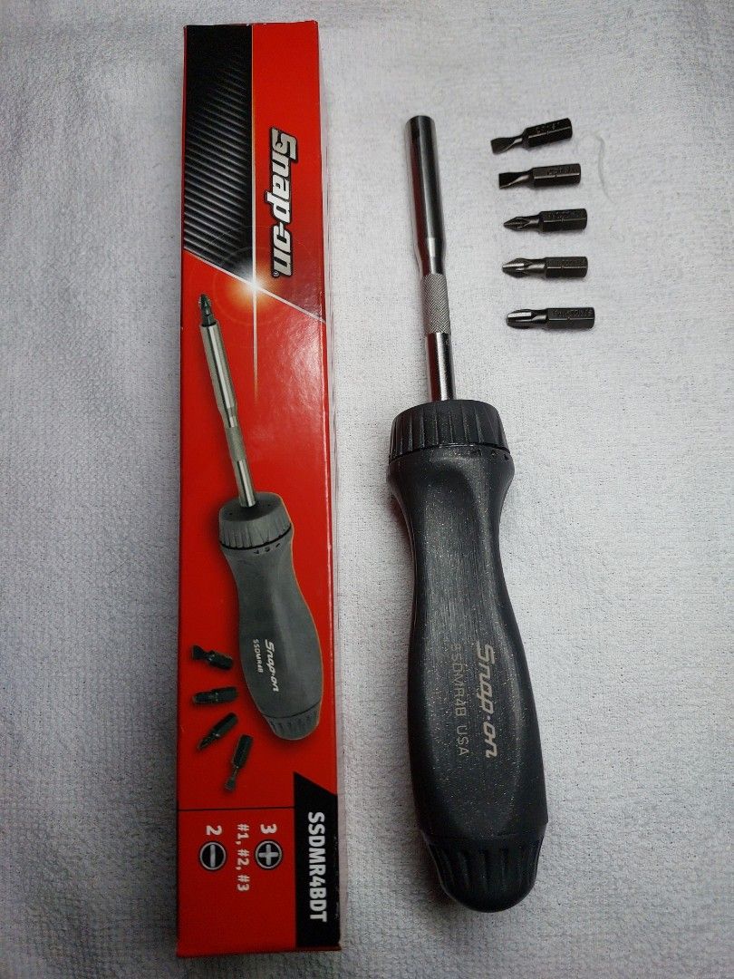 Snap-on Ratcheting Hard Handle Screwdriver, Furniture & Home Living ...