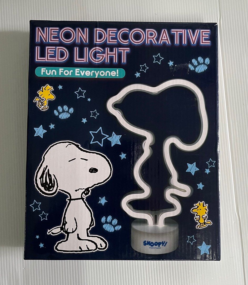Snoopy Neon Decorative LED Lights 11 inch , Hobbies & Toys, Toys ...