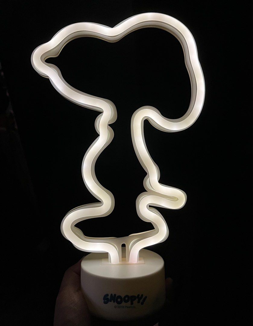 Snoopy Neon Decorative LED Lights 11 inch , Hobbies & Toys, Toys ...