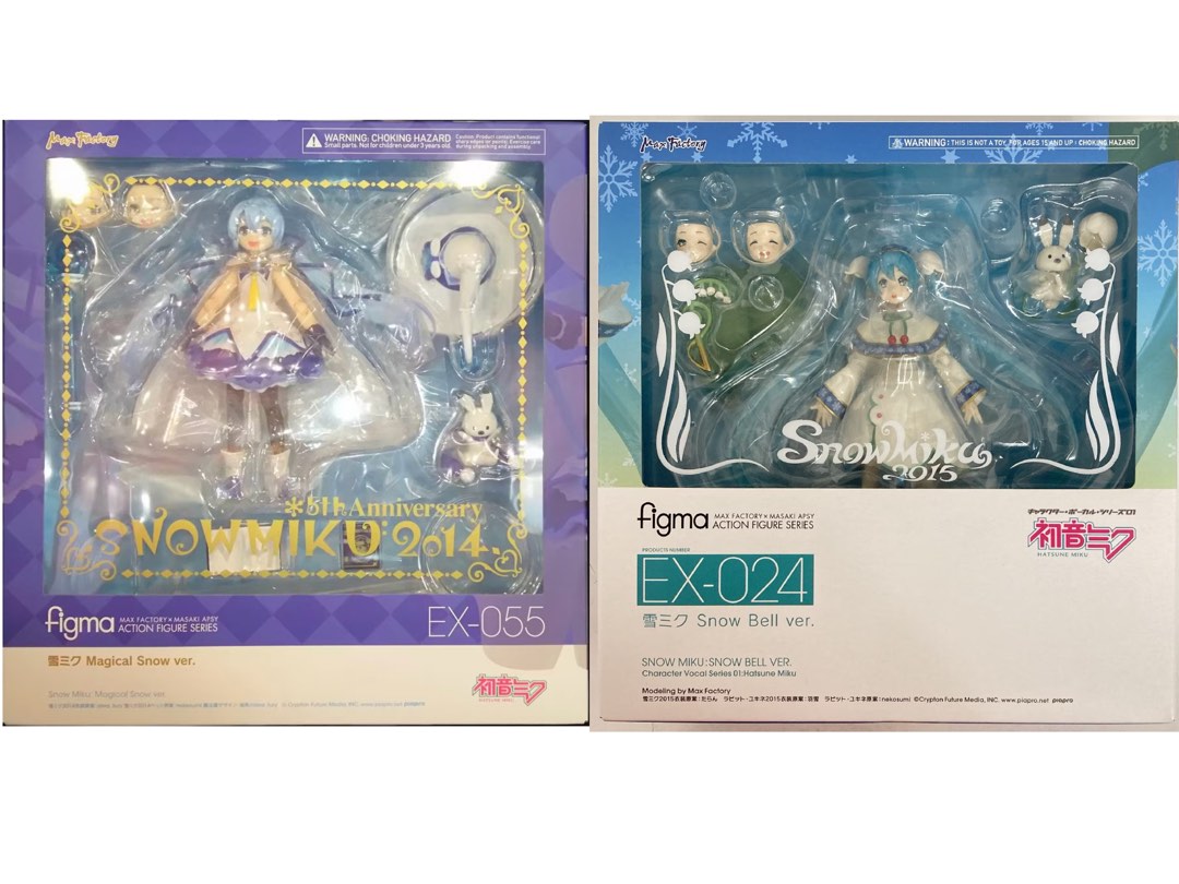 Snow Miku Figma (2014-2022), Hobbies & Toys, Toys & Games on Carousell
