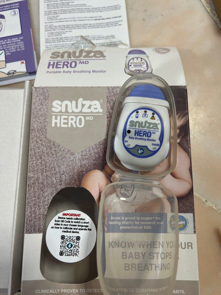 SNUZA HERO portable baby breathing monitor, Babies & Kids, Baby ...
