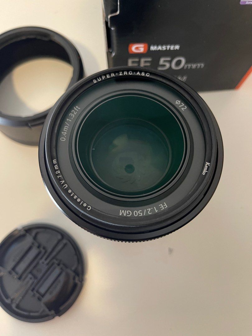 Sony FE 50mm F1.2 GM Lens with uv filter, Photography, Lens & Kits on ...