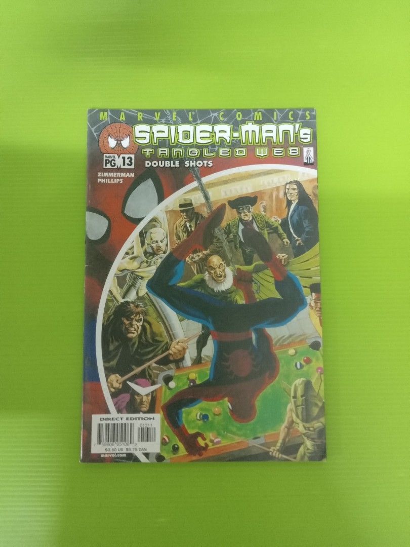 Spiderman's Tangled Web #13 ( Sean Philips - Cover Art ) Marvel Comics, Glossy Cardstock Cover ...