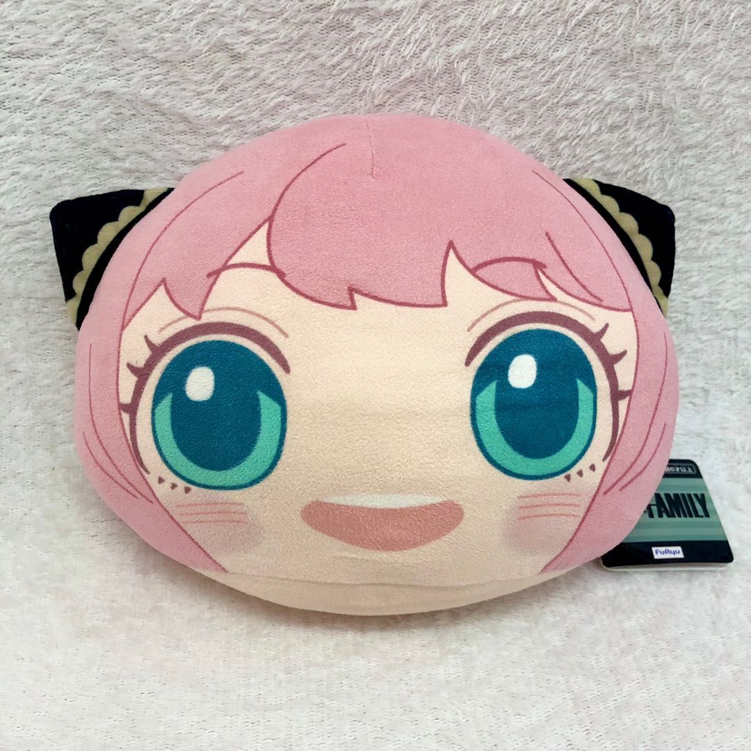 Spy x Family Anya Forger Round Marukko Plush Stuffed Toy Face Head ...