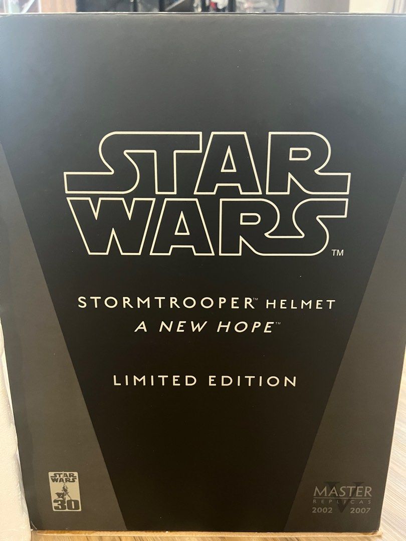 Star Wars Master Replicas 1:1 scale actual size Stormtrooper Helmet ANH ...