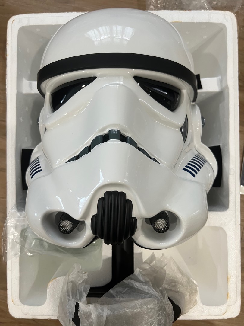 Star Wars Master Replicas 1:1 scale actual size Stormtrooper Helmet ANH ...