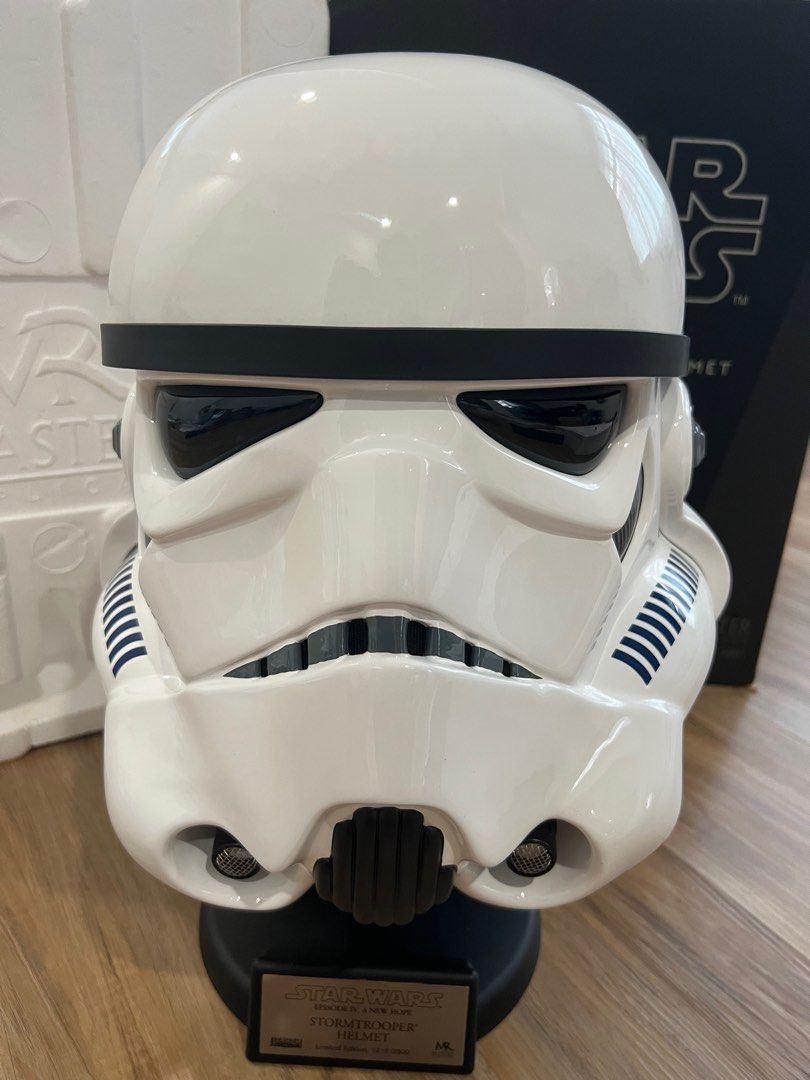 Star Wars Master Replicas 1:1 scale actual size Stormtrooper Helmet ANH ...
