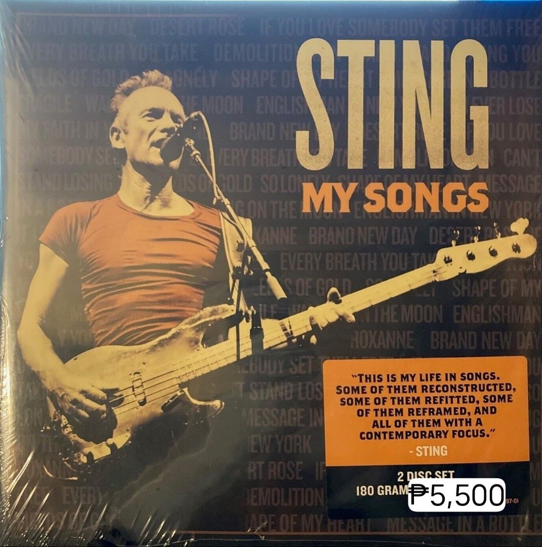 Sting vinyl record/album/ on Carousell