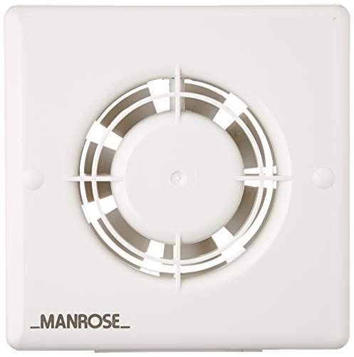 Manrose 100mm (4") XF100H Humidistat Bathroom Fan, Furniture & Home ...