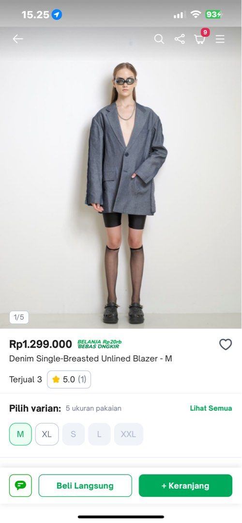 Studio moral blazer, Fesyen Wanita, Pakaian Wanita, Baju Luaran di Carousell