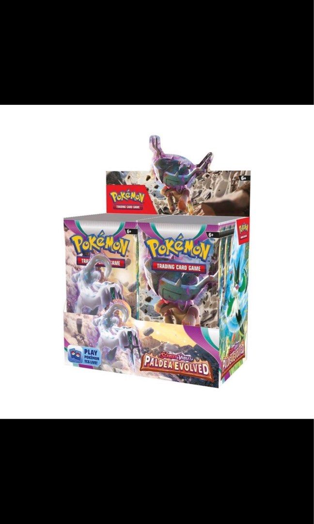 SV02 Paldea Evolved Booster Box, Hobbies & Toys, Toys & Games on Carousell