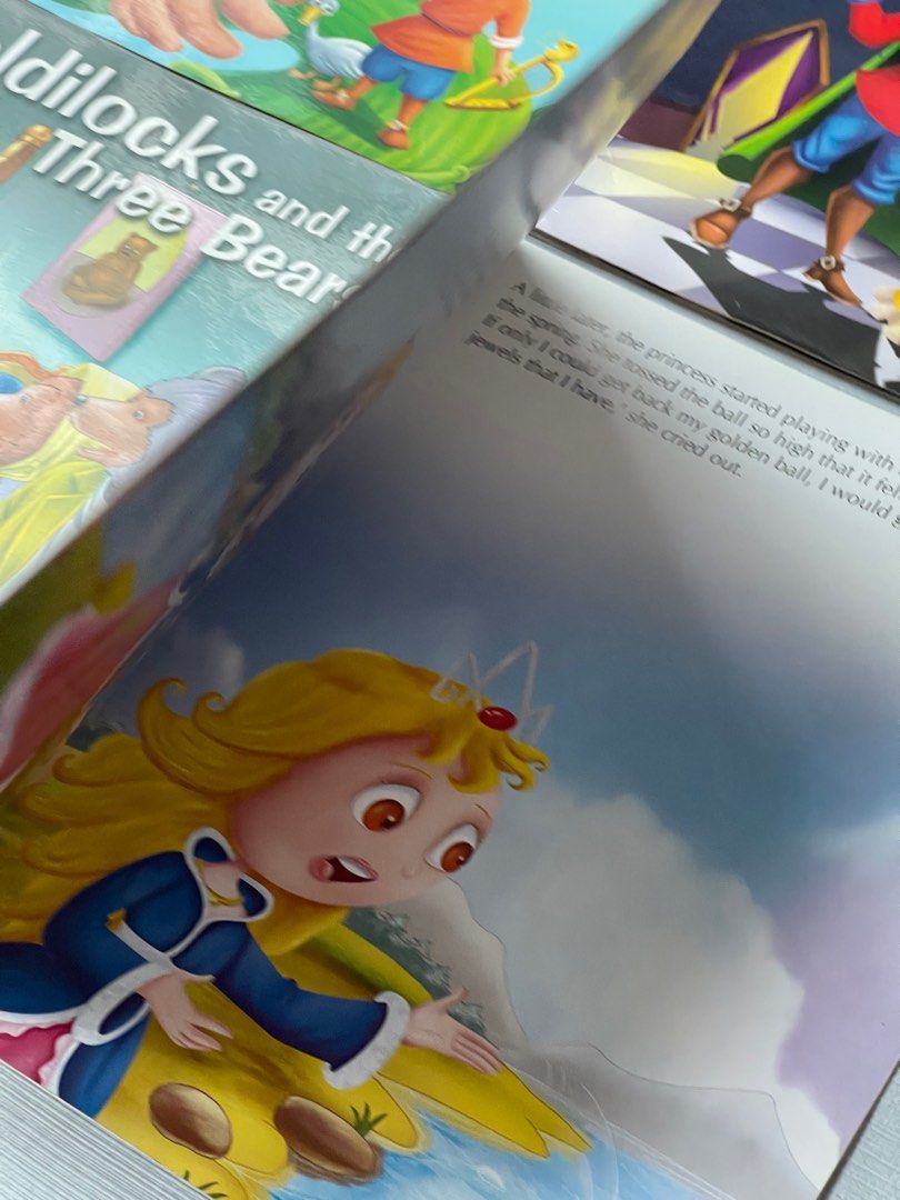 Take all 4 pcs Storybooks: Princess & the Pea, Jack & The beanstalk ...