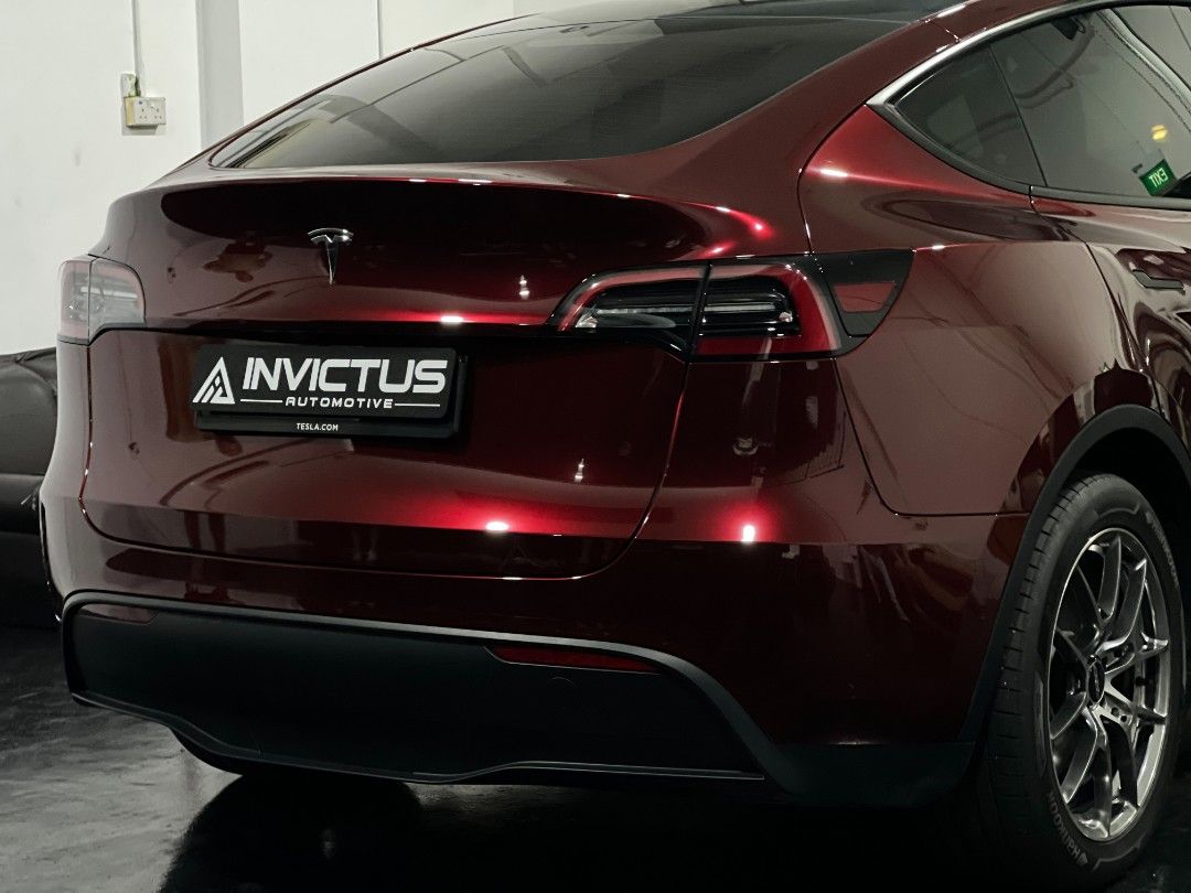 TESLA MODEL Y - FULL BODY WRAP | LIQUID METAL DRAGON BLOOD, Car ...