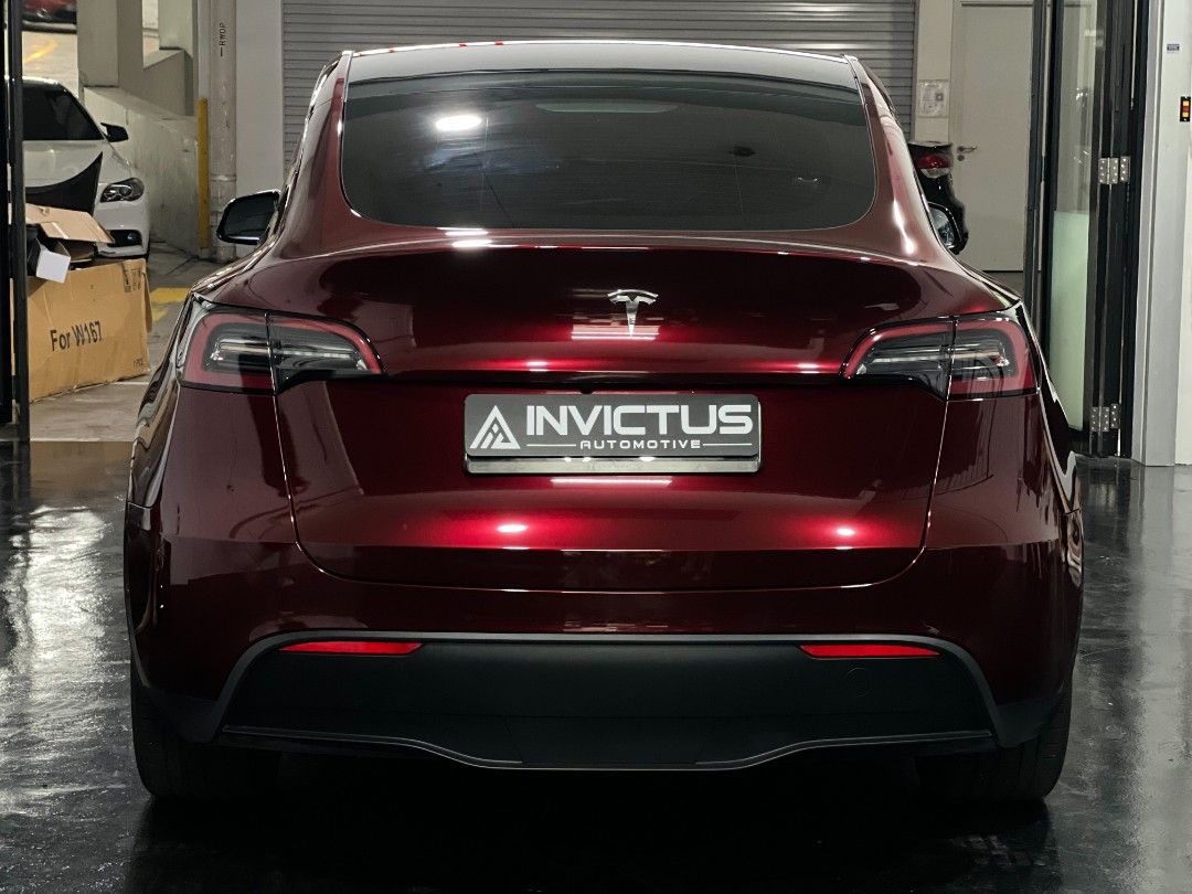 TESLA MODEL Y - FULL BODY WRAP | LIQUID METAL DRAGON BLOOD, Car ...