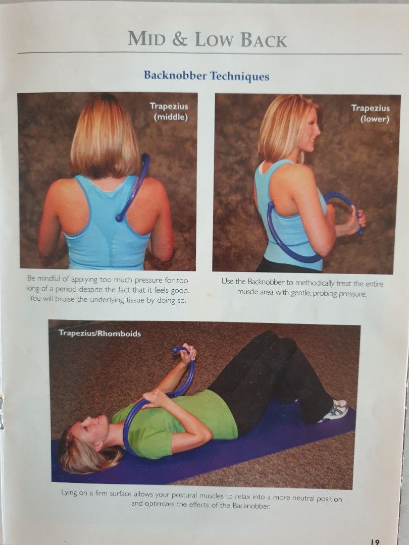 THE ORIGINAL BACKNOBBER - DEEP MUSCLE SELF CARE, Health & Nutrition ...