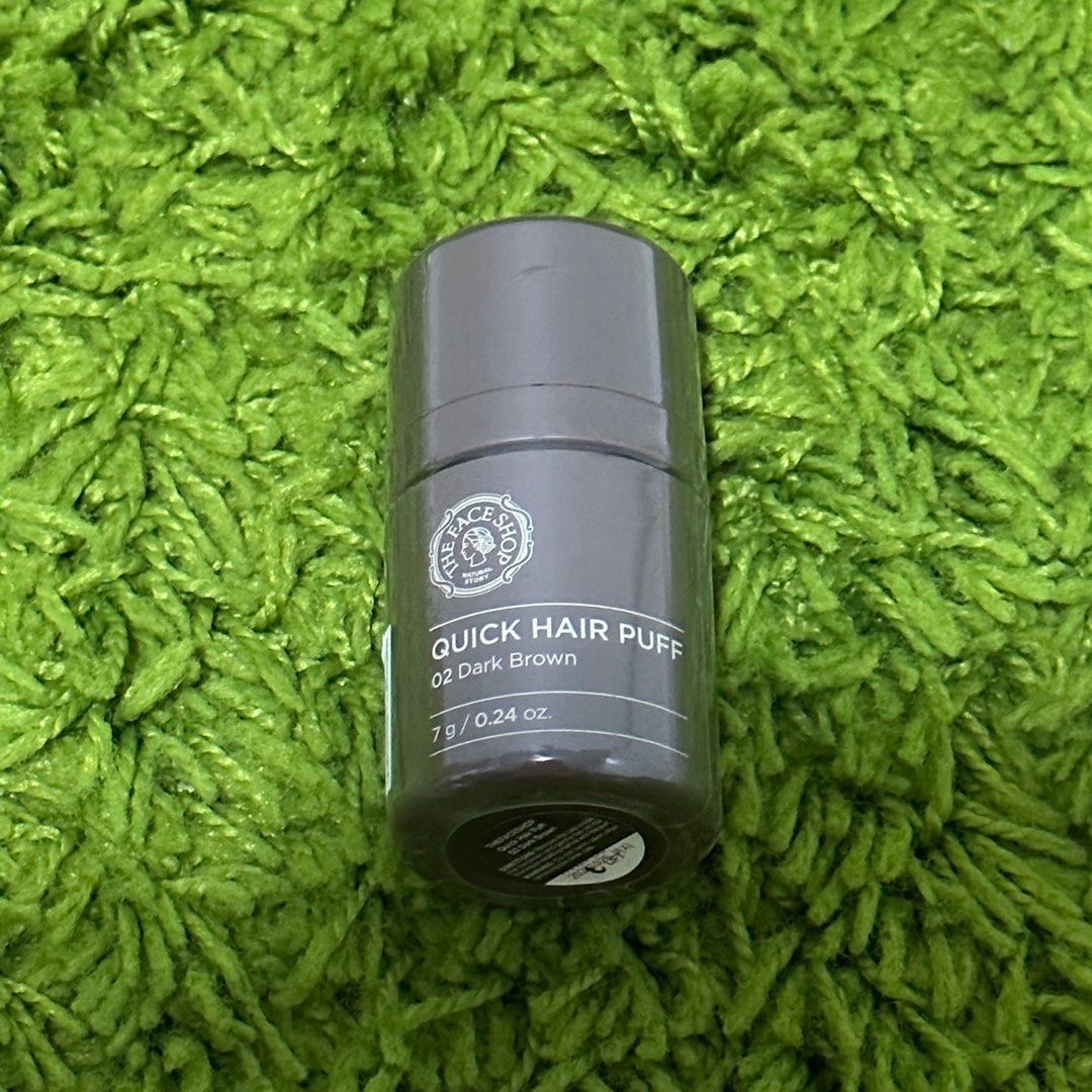 THEFACESHOP Quick Hair Puff (#02 Dark Brown), Beauty & Personal Care ...