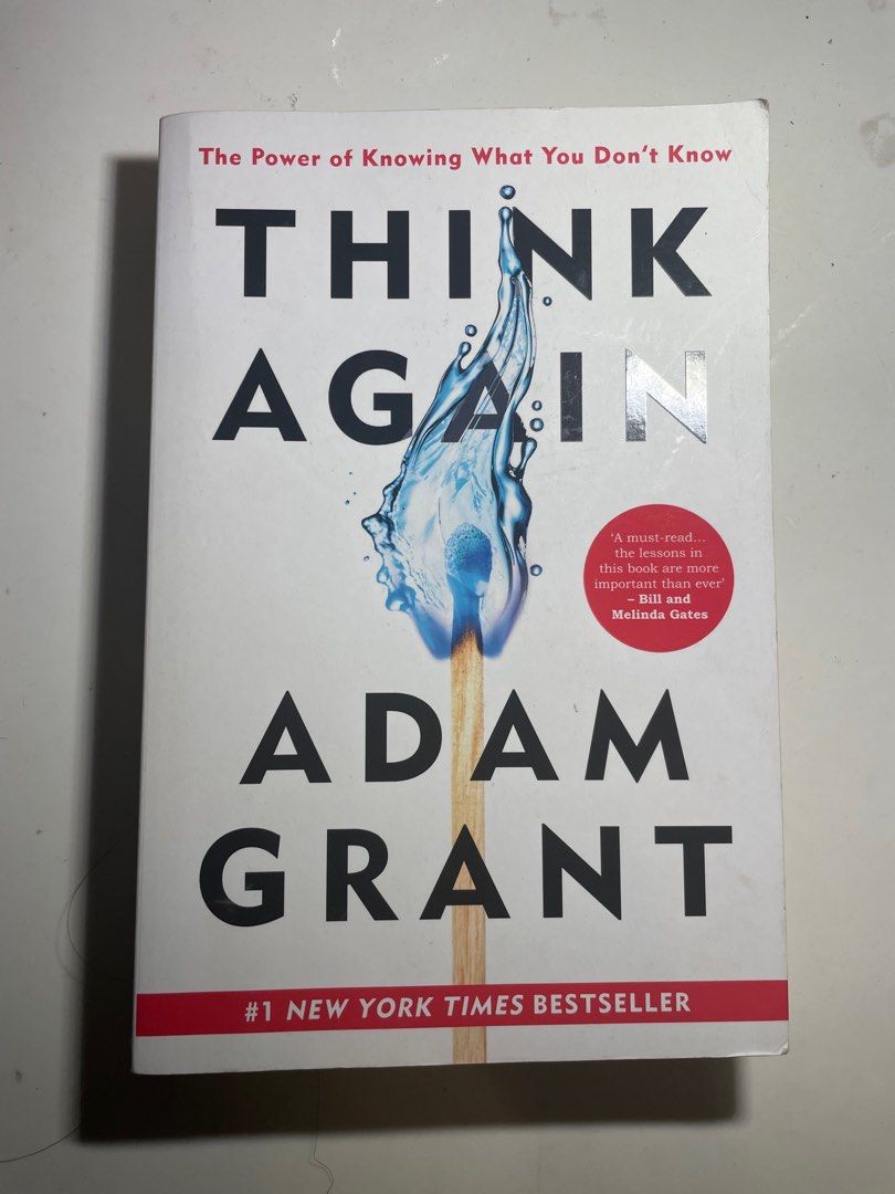 Think again book by Adam Grant, Hobbies & Toys, Books & Magazines ...