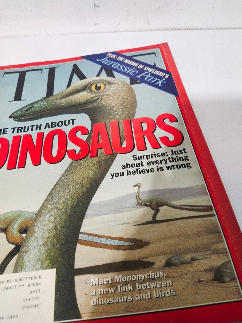 TIME magazine "The Truth about Dinosaurs/1993/Nice reading!, Hobbies ...