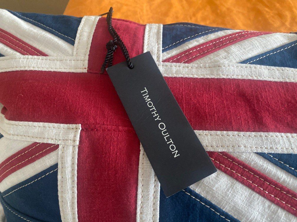 Timothy Oulton flag cushion, Furniture & Home Living, Home Decor ...
