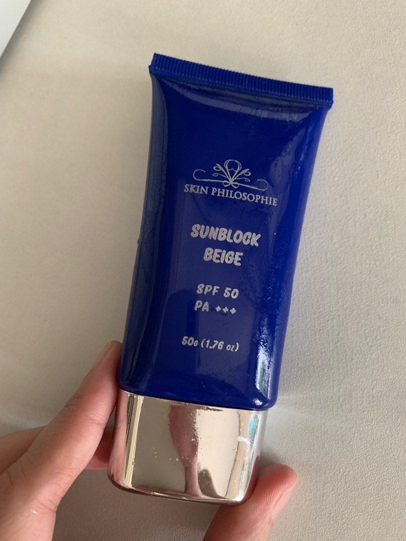 Tinted sunblock beige spf 50 pa+++ skin on Carousell