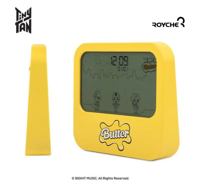 TinyTan Butter Animation Clock, Furniture & Home Living, Home Decor ...