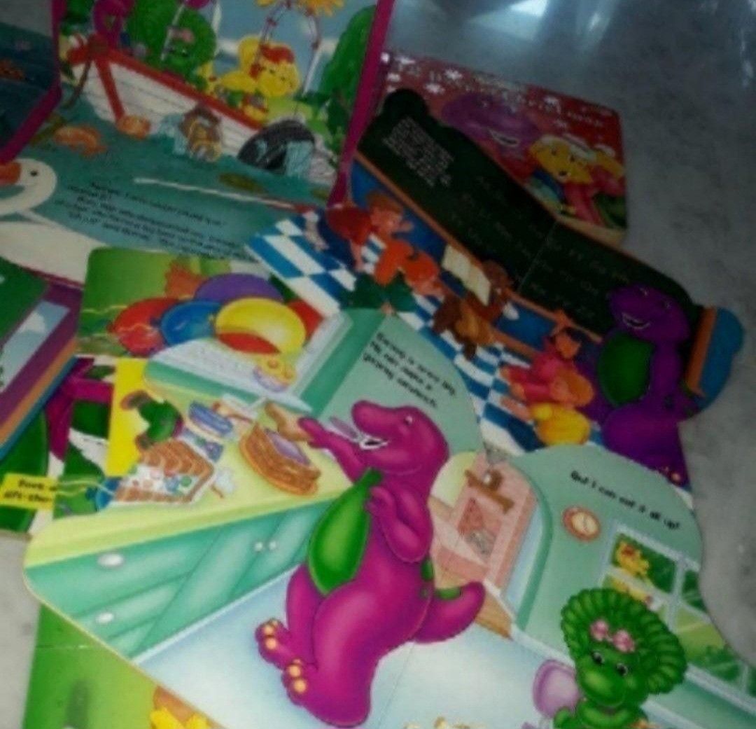 Toddler books Barney, Babies & Kids, Infant Playtime on Carousell