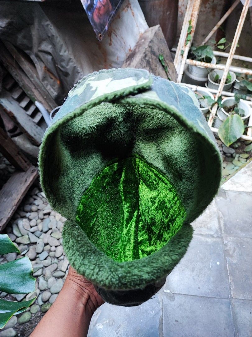 Topi Military Aviator Camo Vintage on Carousell