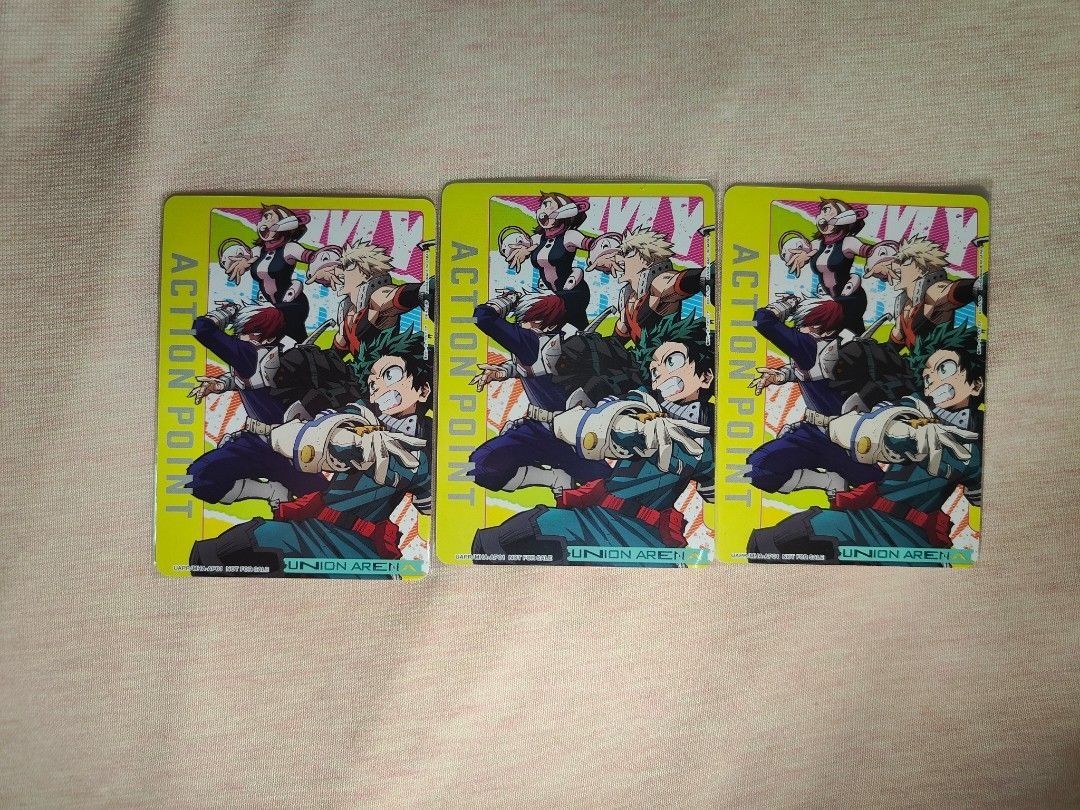 Union Arena MHA My Hero Academia, Full CURSR Green Playset., Hobbies ...